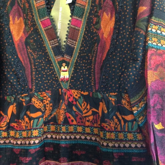 FARM Rio | Dresses | Farm Rio Mixed Patchwork Minidress | Poshmark